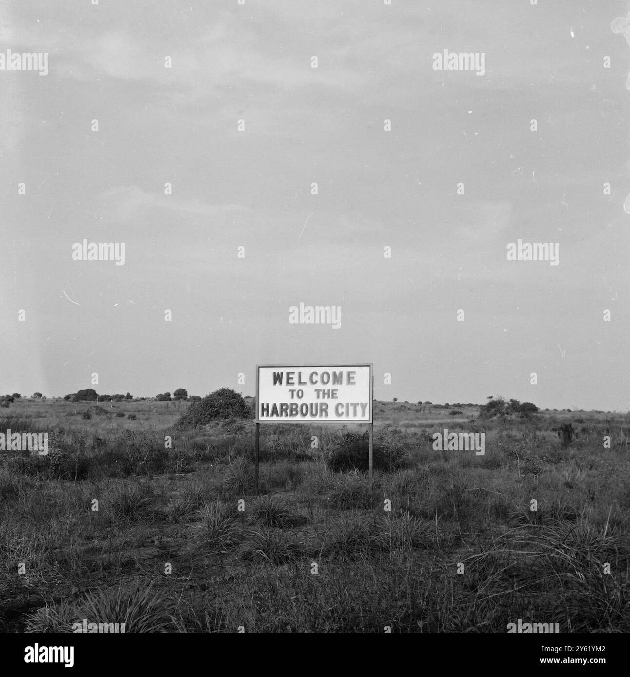 Old harbour sign Black and White Stock Photos & Images - Alamy