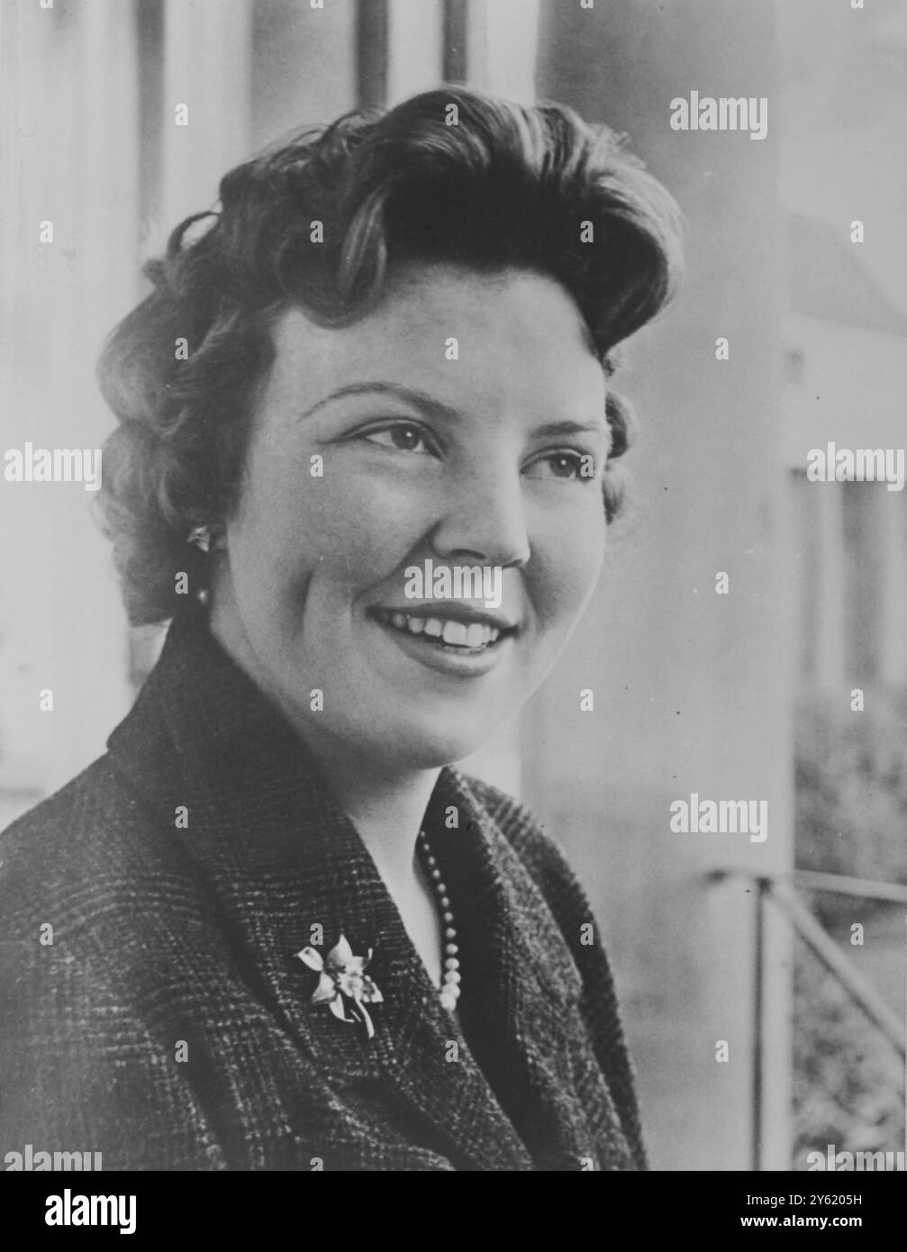 DUTCH CROWN PRINCESS BEATRIX 27 JANUARY 1960 Stock Photo - Alamy