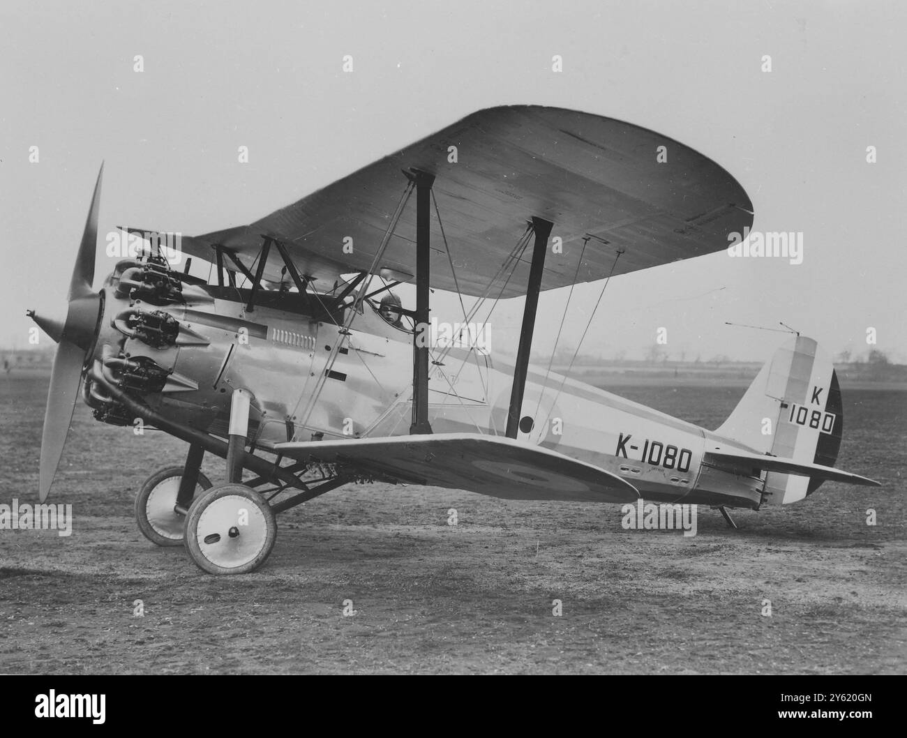 THE 1929 BRISTOL BULLDOG BIPLANE 27 JANUARY 1960 Stock Photo - Alamy