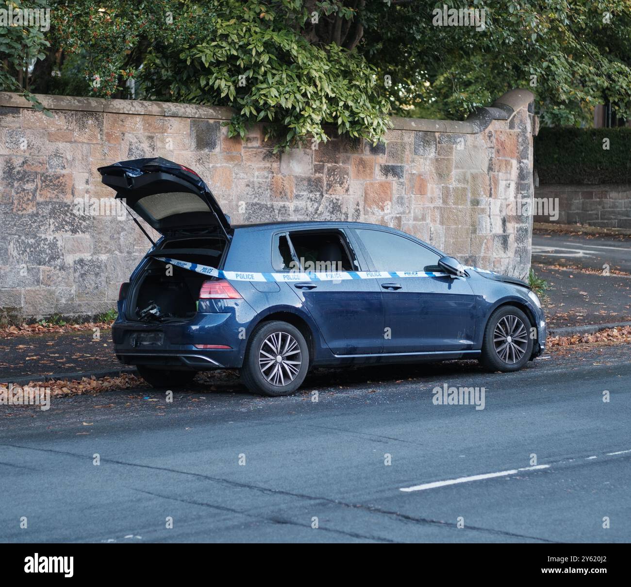 A Stolen Car Used For Joyriding, Abandoned In The Street, Now A Crime ...