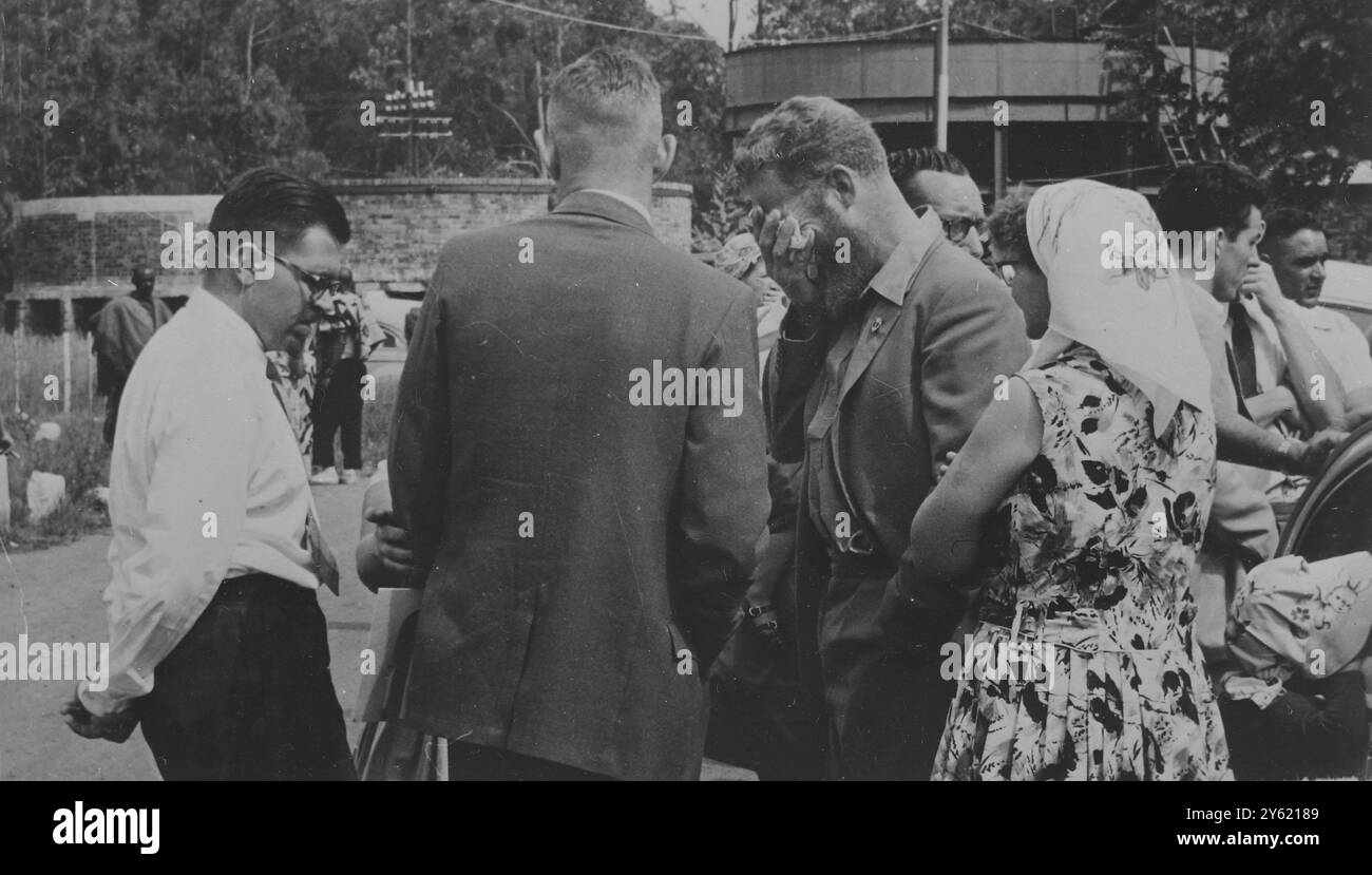 WEEPING BROTHER OF ONE OF THE TRAPPED MINERS AS HOPE FADED FOR THEIR ...