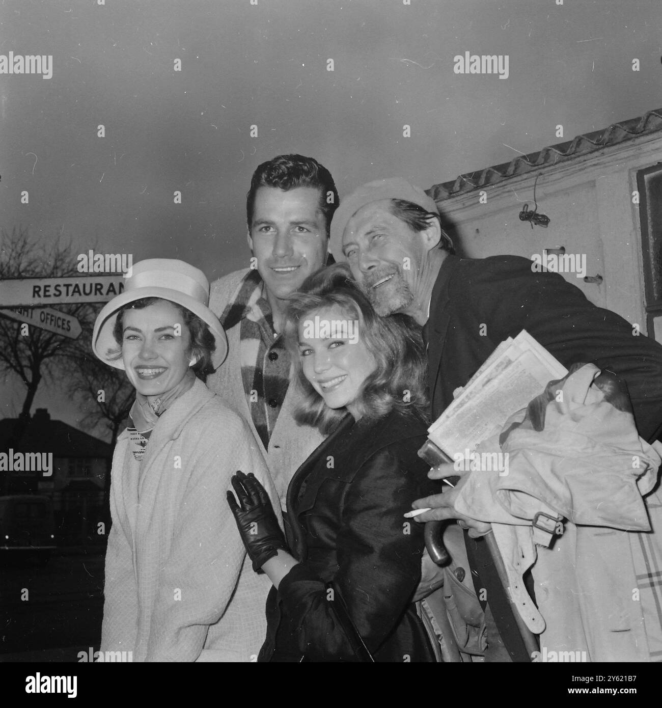 LEFT TO RIGHT : BETTA ST JOHN , GORDON SCOTT , ALEXANDRA STEWART AND ...
