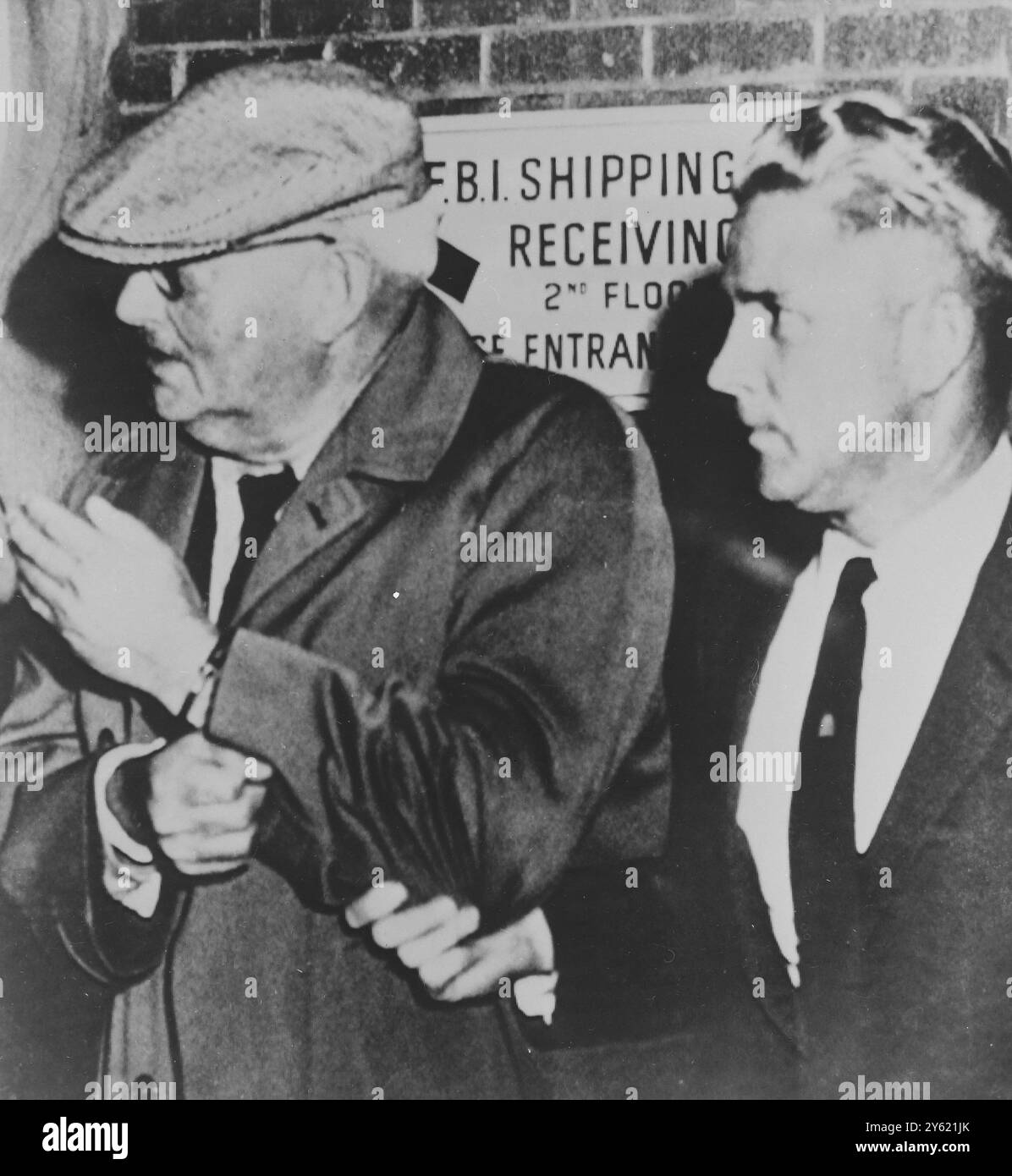 DOCTOR ROBERT V SPEARS ( LEFT ) AFTER HIS ARREST BY FBI AGENT ( RIGHT ...