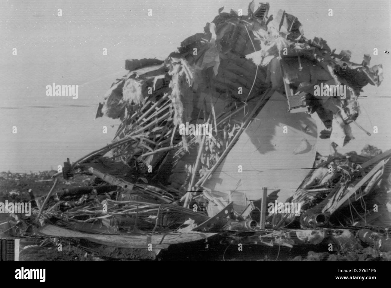 ANKARA PLANE CRASH THE FRENCH BUILT CARAVELLE JET PLANE WRECKAGE ...