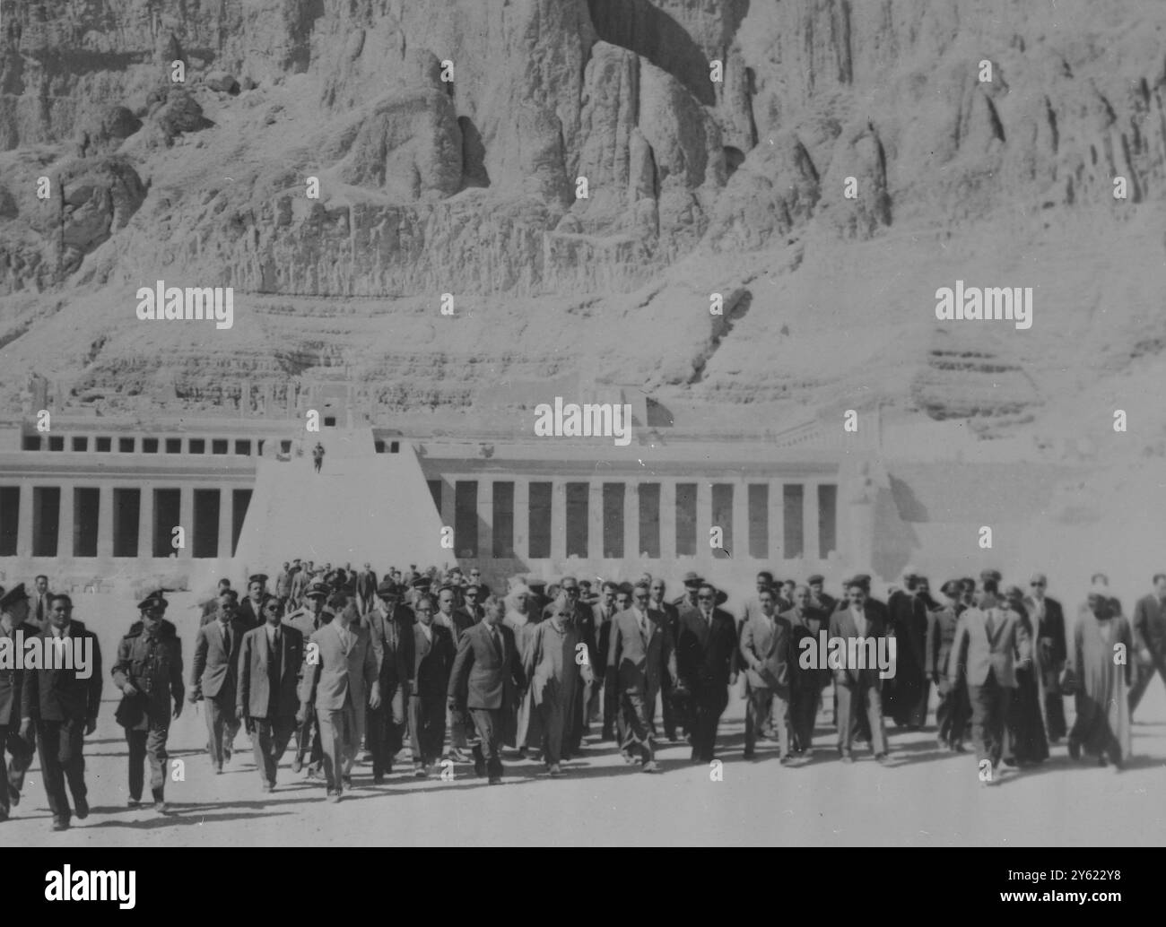 PRESIDENT NASSER AND KING MOHAMMED V IN THE VALLEY OF THE KINGS 14 ...
