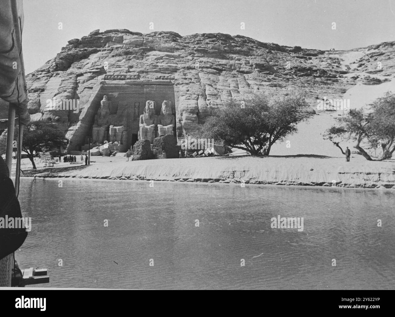 THE TEMPLE OF ABU-SIMBEL 14 JANUARY 1960 Stock Photo - Alamy
