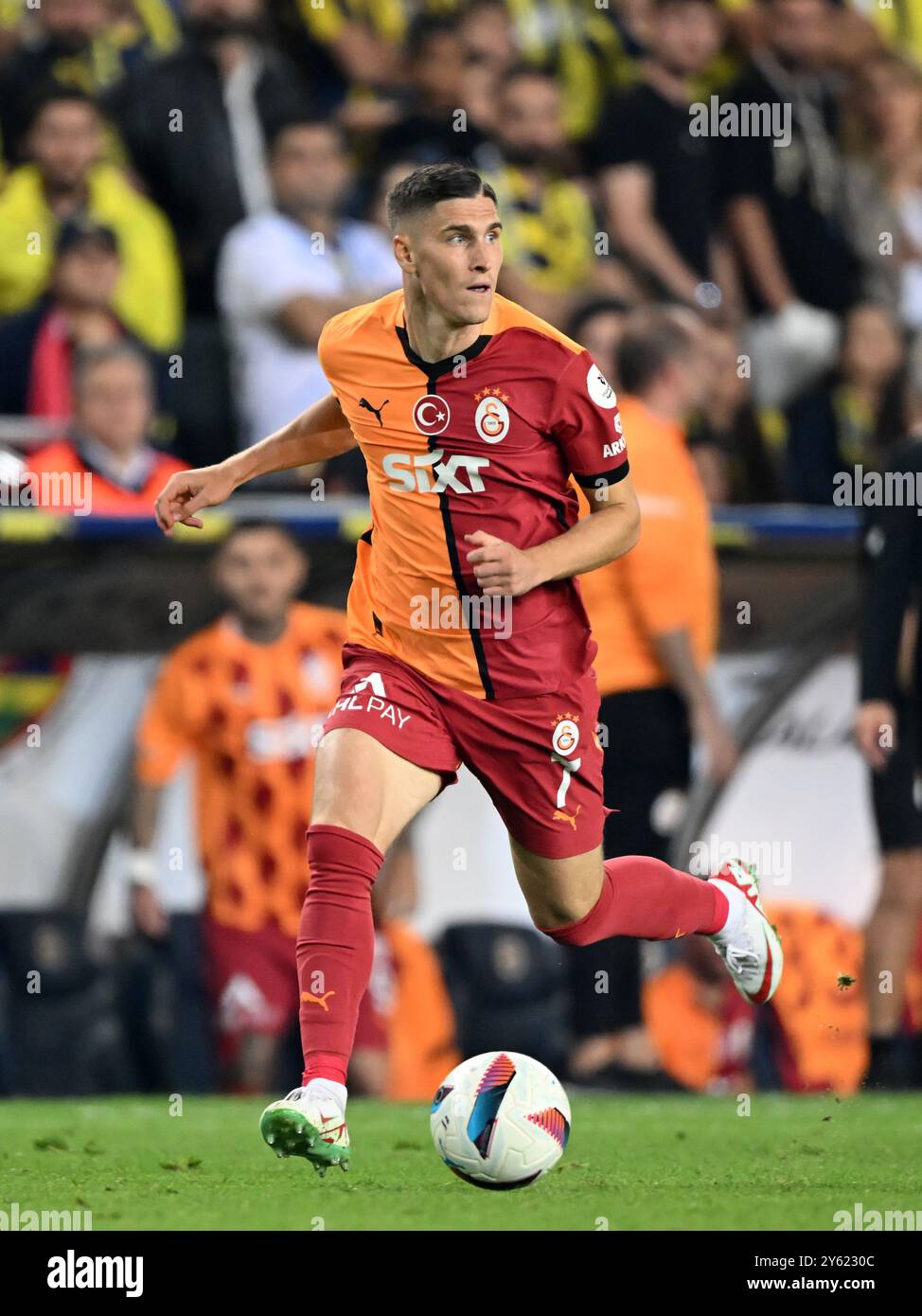 ISTANBUL - Roland Sallai of Galatasaray SK during the Turkish Superlig ...