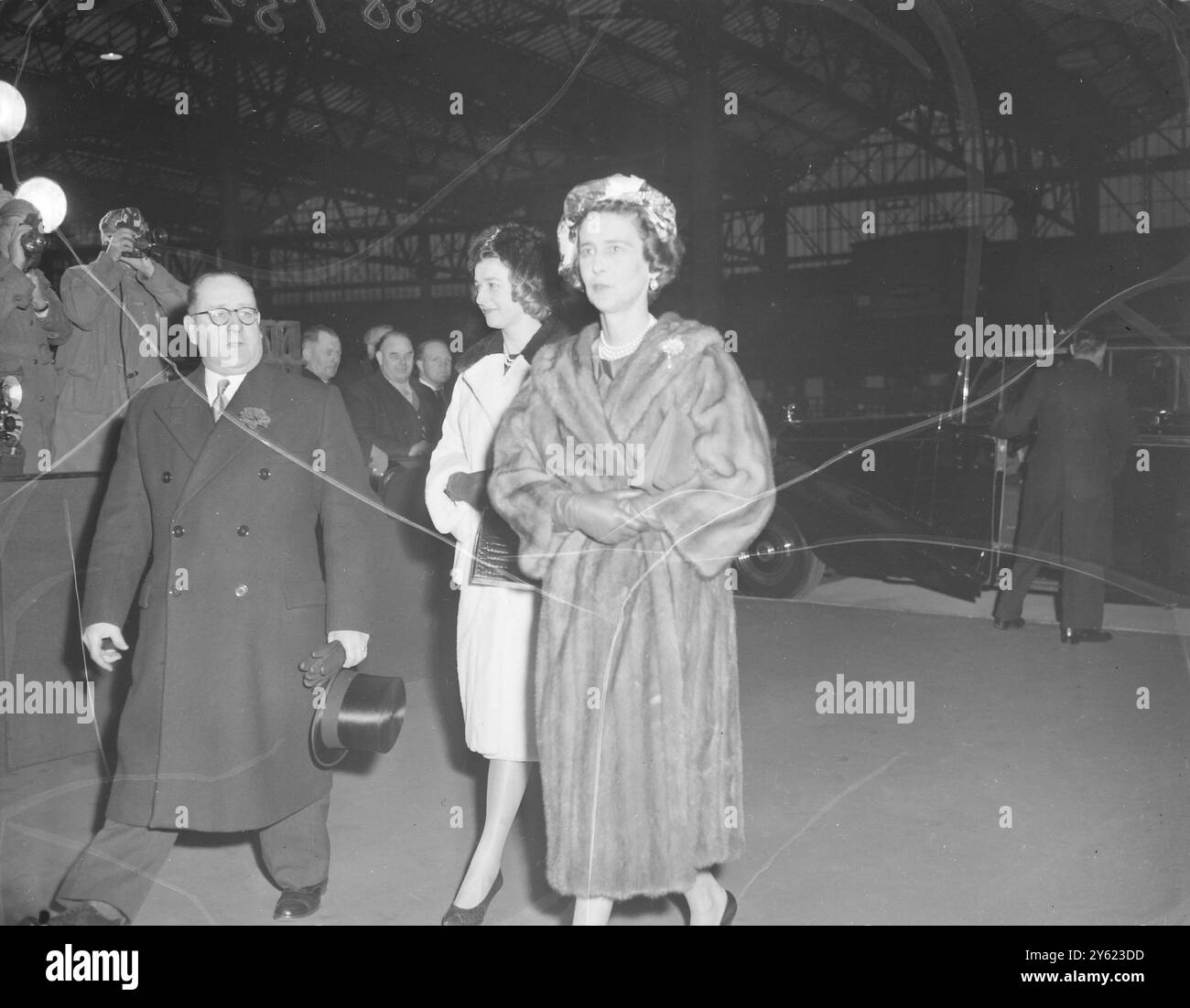 THE DUCHESS OF KENT AND HER DAUGHTER PRINCESS ALEXANDRA LEAVE FOR ...