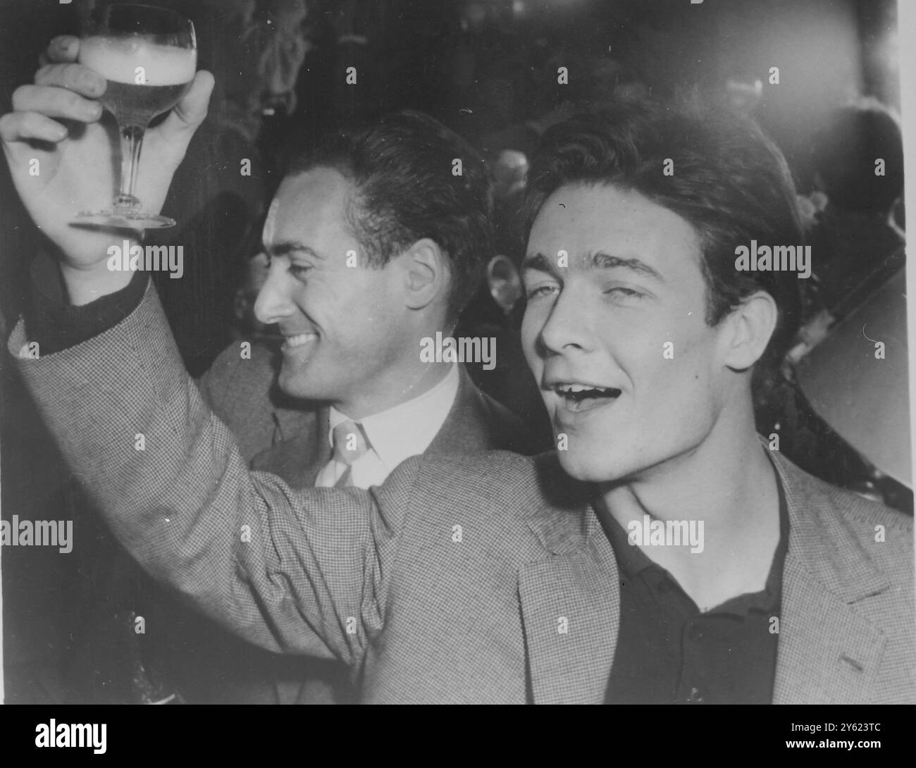 JACQUES CHARRIER GIVES A TOAST TO CELEBRATE THE BIRTH OF HIS NEW SON 11 ...