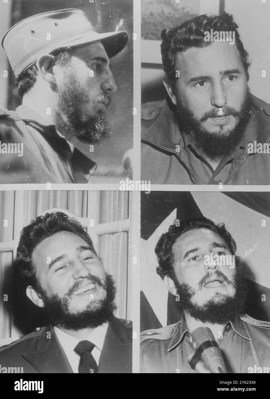 CUBAN PREMIER FIDEL CASTRO 11 JANUARY 1960 Stock Photo - Alamy