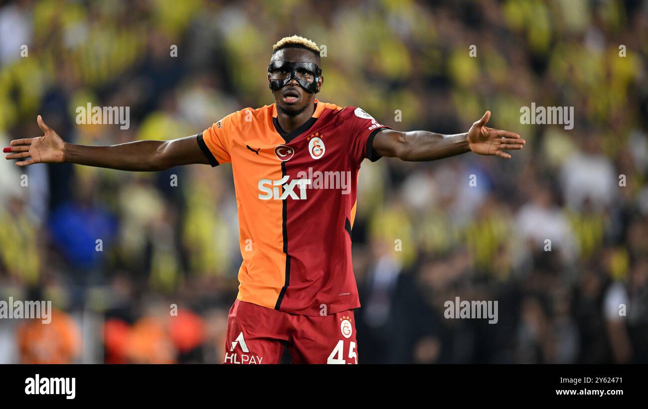 ISTANBUL - Victor Osimhen of Galatasaray SK during the Turkish Superlig ...