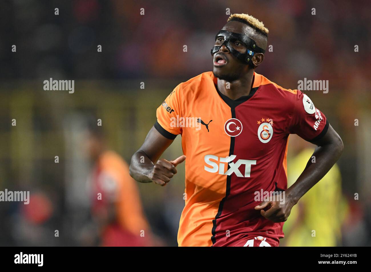 ISTANBUL - Victor Osimhen of Galatasaray SK during the Turkish Superlig ...