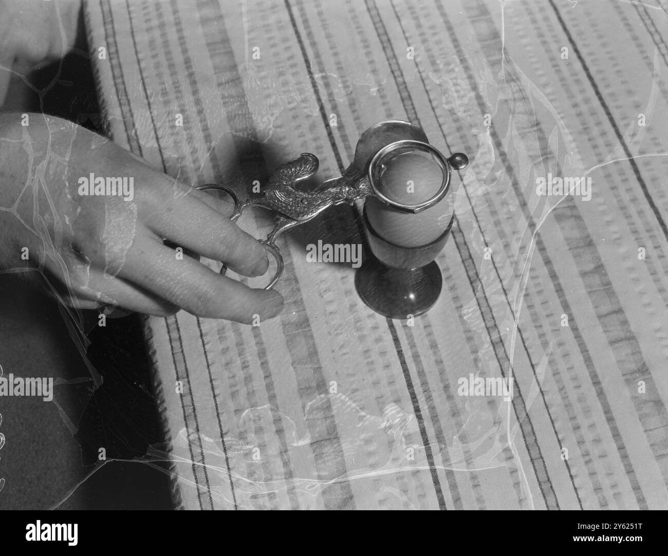 Egg cutter Black and White Stock Photos & Images - Alamy