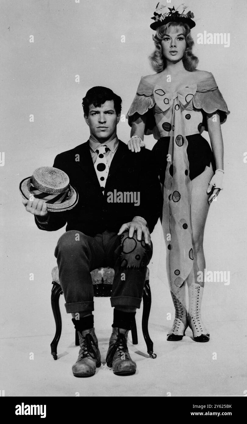 PETER PALMER & LESLIE PARRISH IN FILM " LI'L ABNER " 1 JANUARY 1960 ...