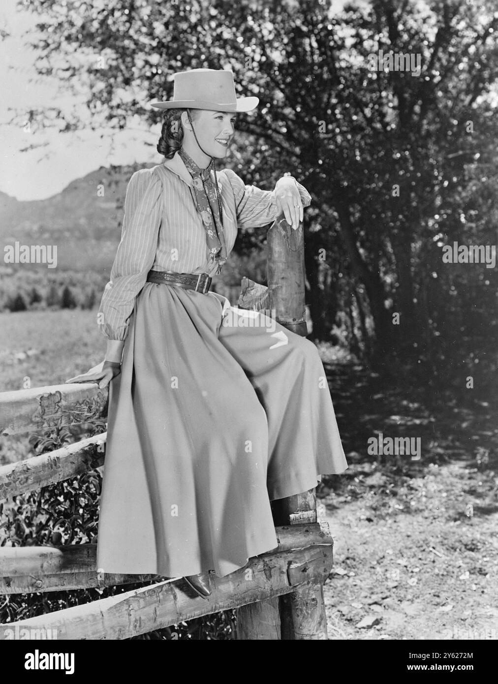 Barbara Britton, starring in Columbia Pictures' cinecolour, adventure ...