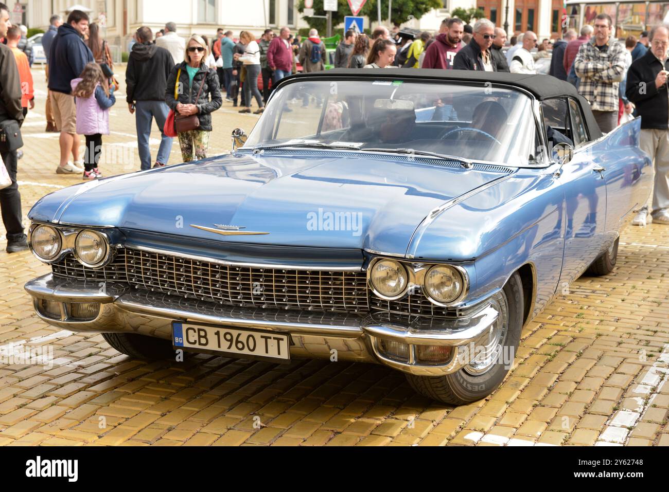 Cadillac Eldorado American car from 1960 at the Sofia Retro Cars Parade ...