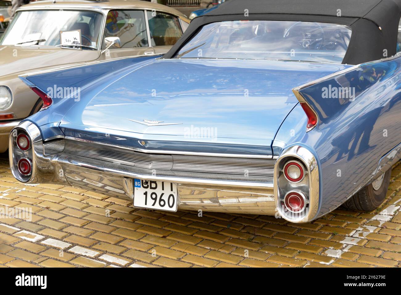 Cadillac Eldorado back of the car from 1960 at the Sofia Retro Cars ...