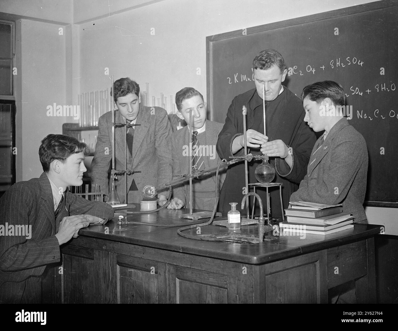 Fourteen monks who have come from Downside Abbey in Somerset to ...