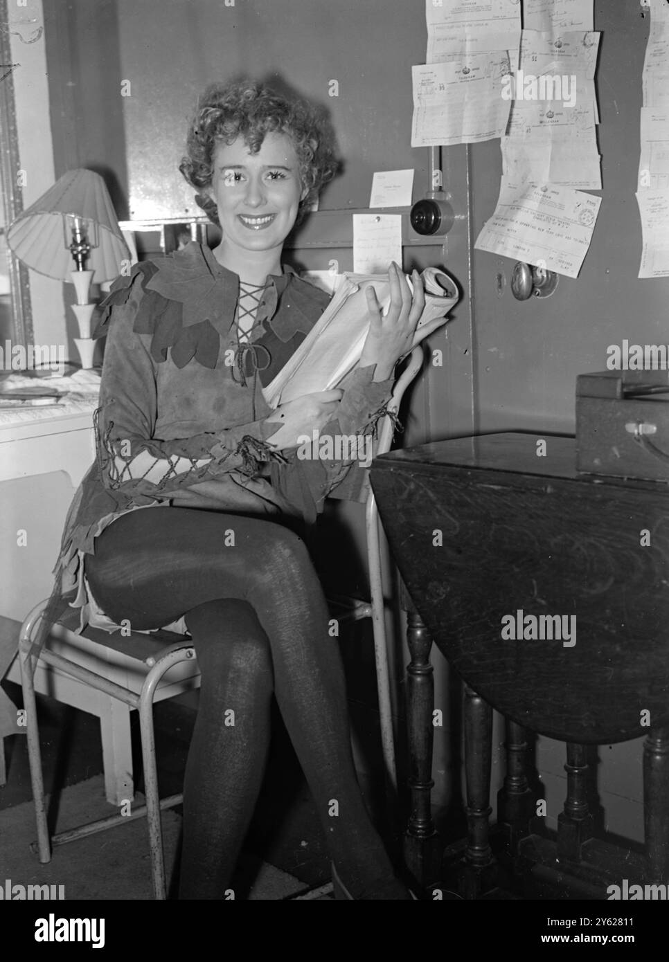 Stepping into the part of principal boy in "Peter Pan" at the Scala ...