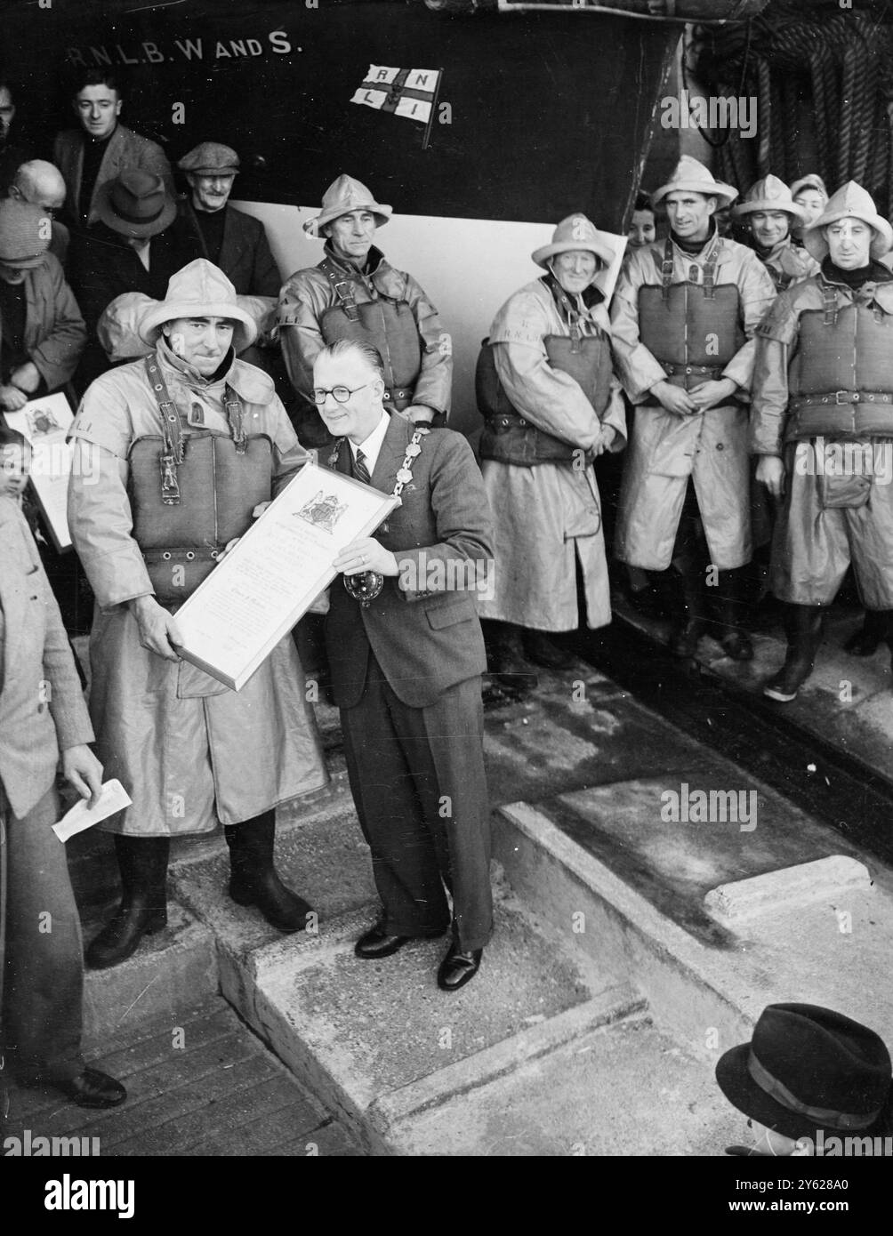 Ceremony of the Penlee Lifeboat Awards - only awarded for exceptional ...