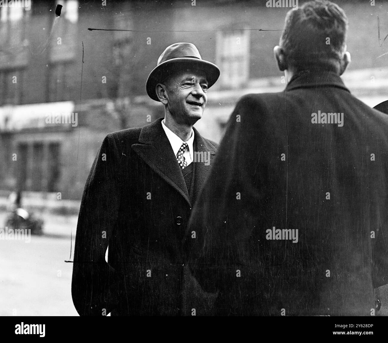 Dr Kurt Schumacher, Chairman of the German Social Democratic Party, who ...