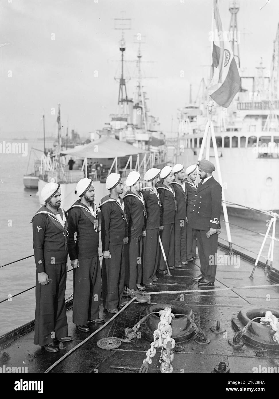 Indian ship crew Black and White Stock Photos & Images - Alamy