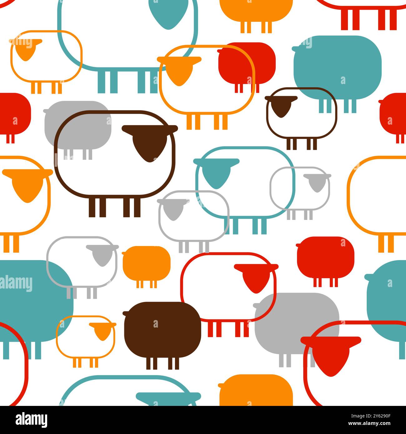 Sheep pattern seamless. Sheeps background. Baby fabric texture Stock ...