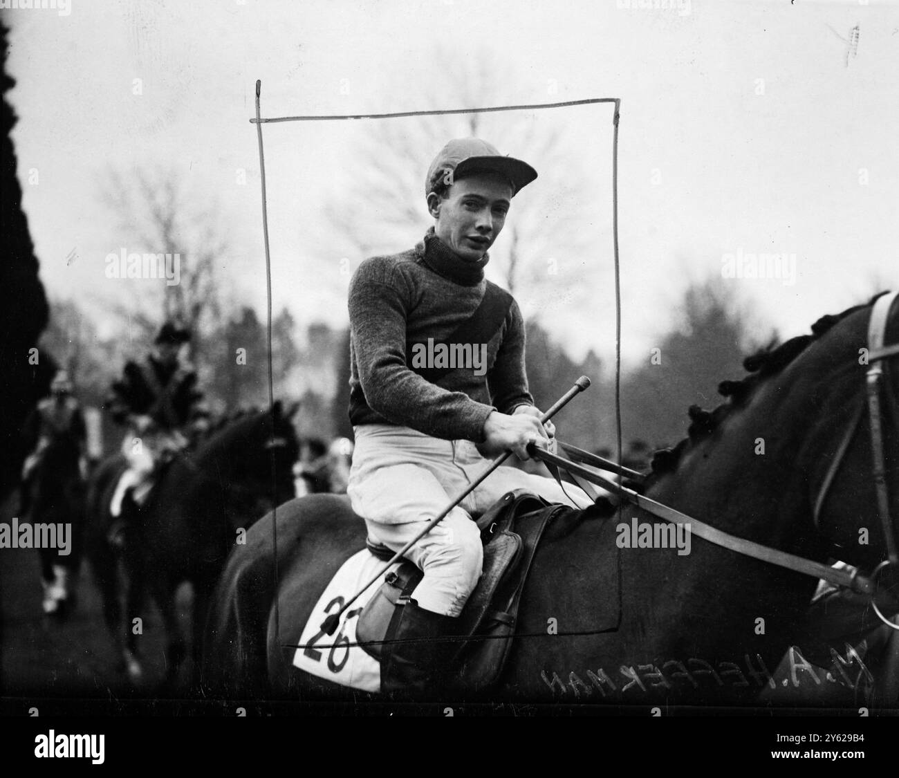 A new picture of M.A. Hefferman, well known as a jockey in steeplechase ...