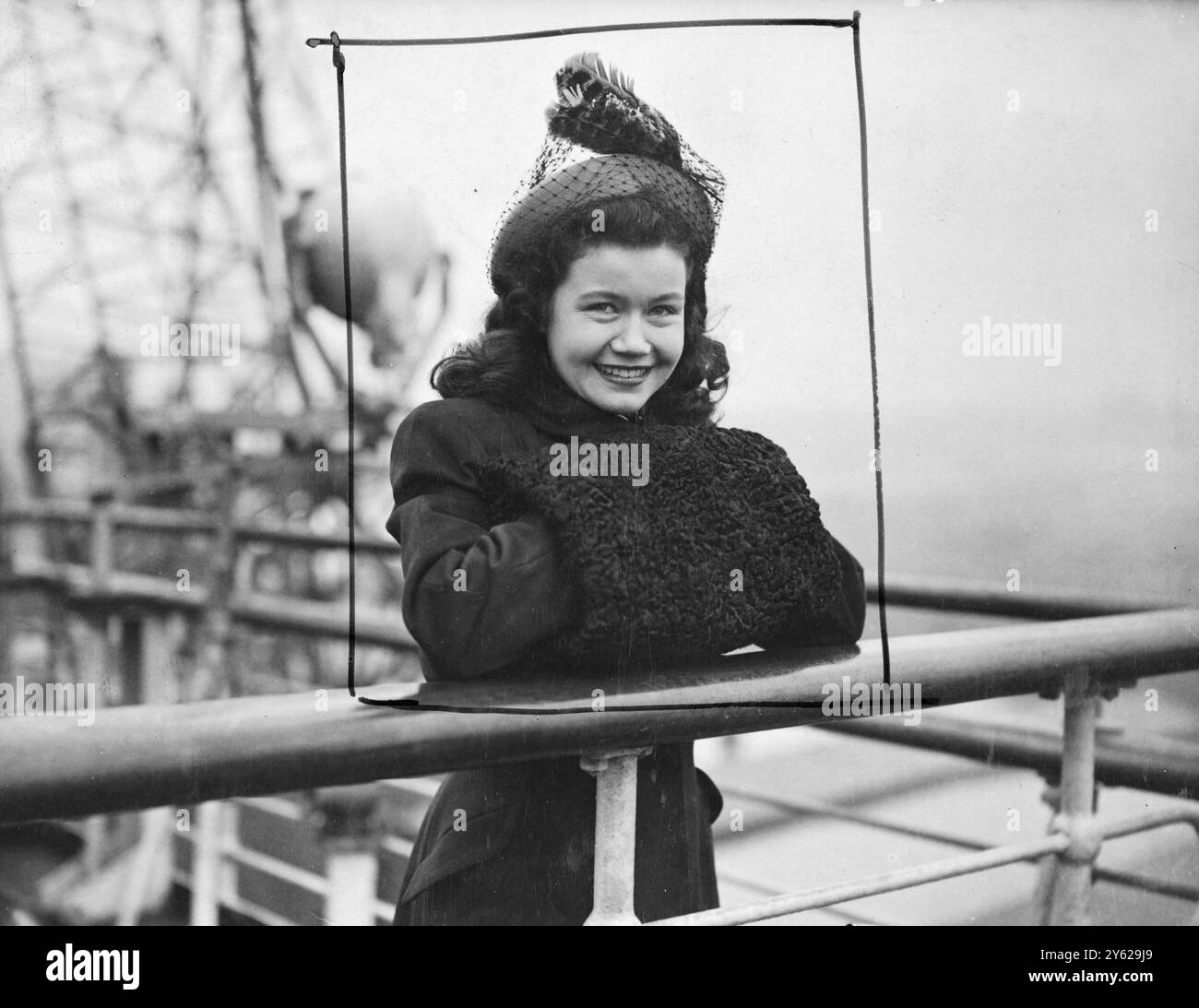 The actress Anne Crowley looks dressed for the role of Little's Miss ...