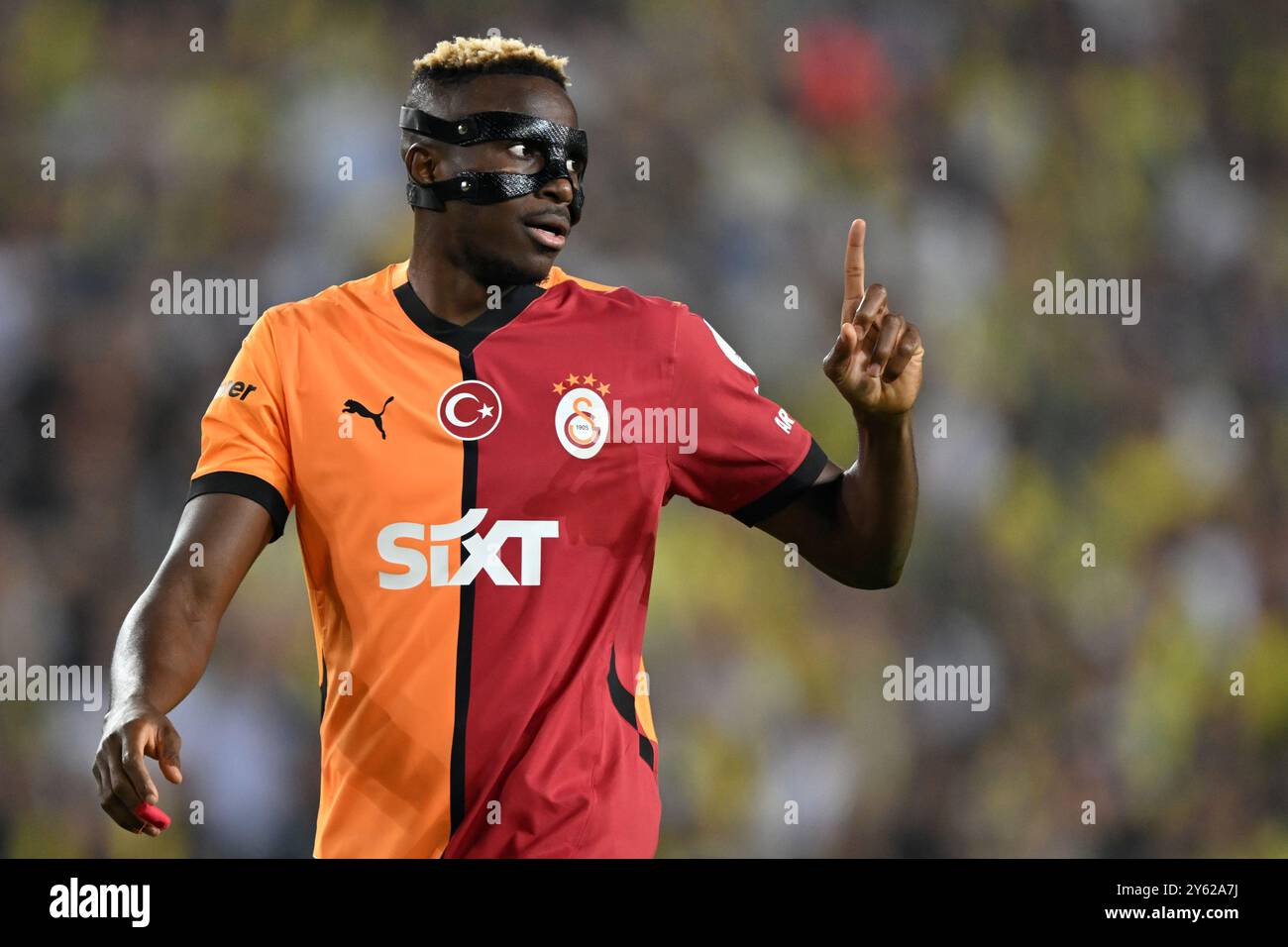 ISTANBUL - Victor Osimhen of Galatasaray SK during the Turkish Superlig ...