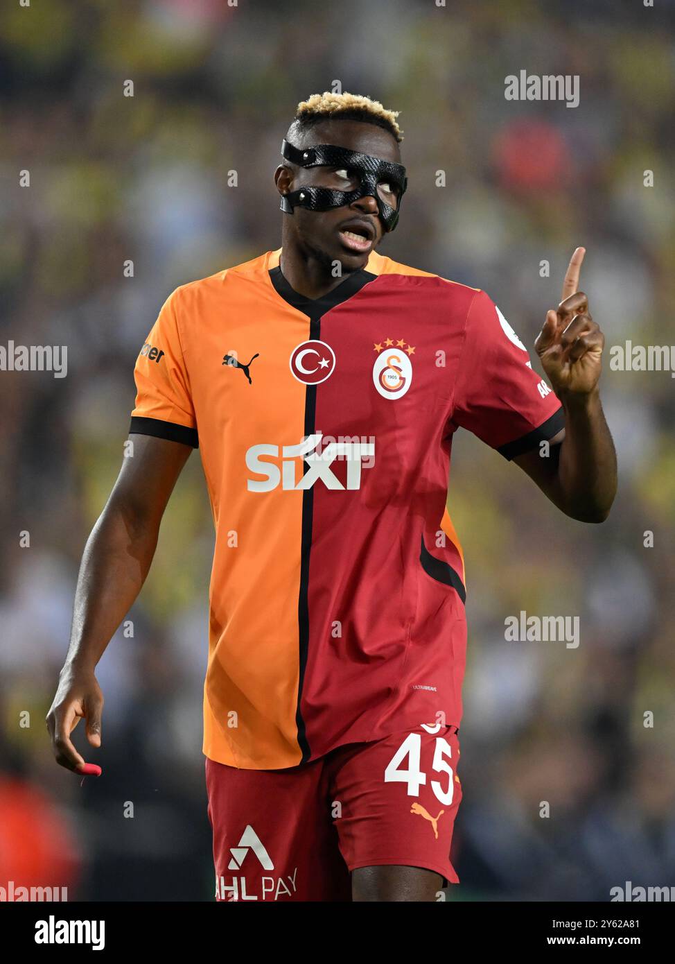 ISTANBUL - Victor Osimhen of Galatasaray SK during the Turkish Superlig ...