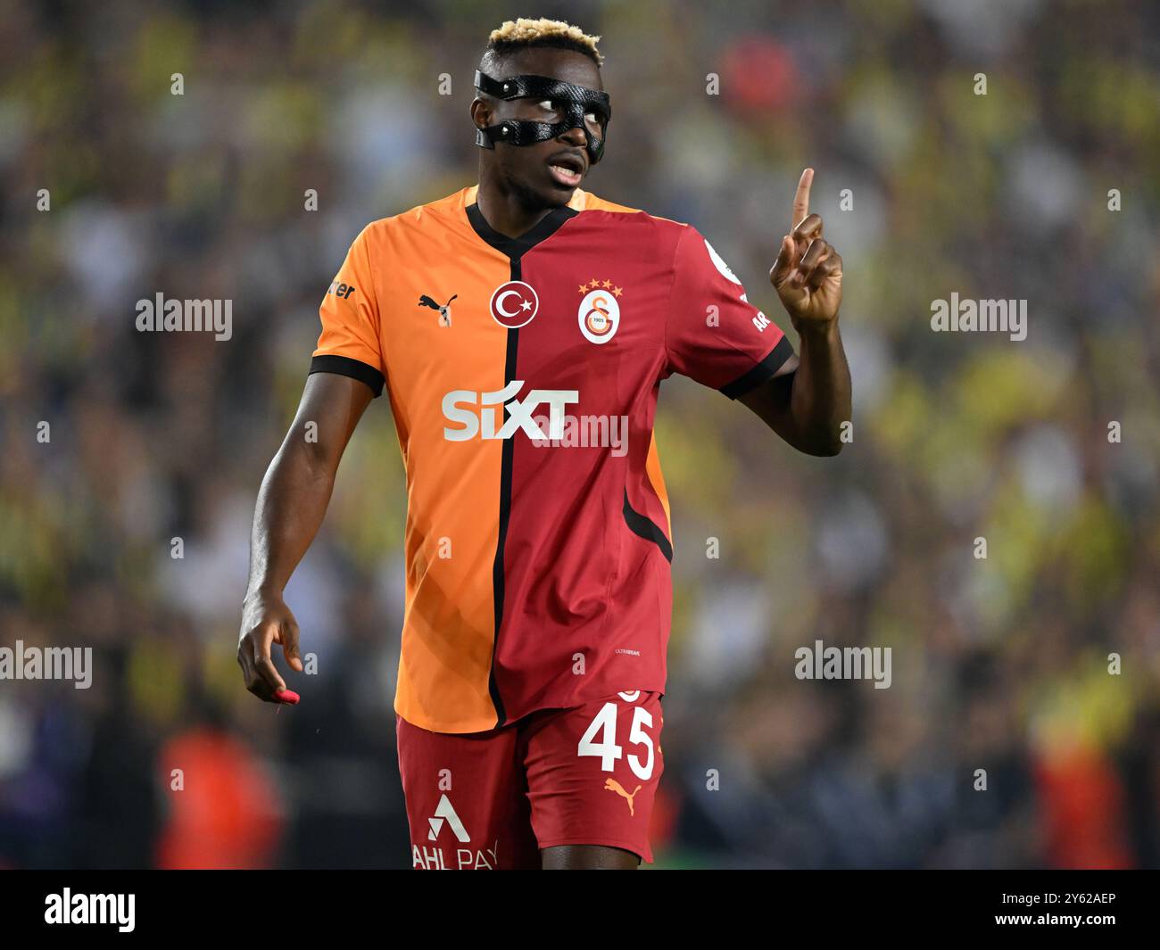 ISTANBUL - Victor Osimhen of Galatasaray SK during the Turkish Superlig ...