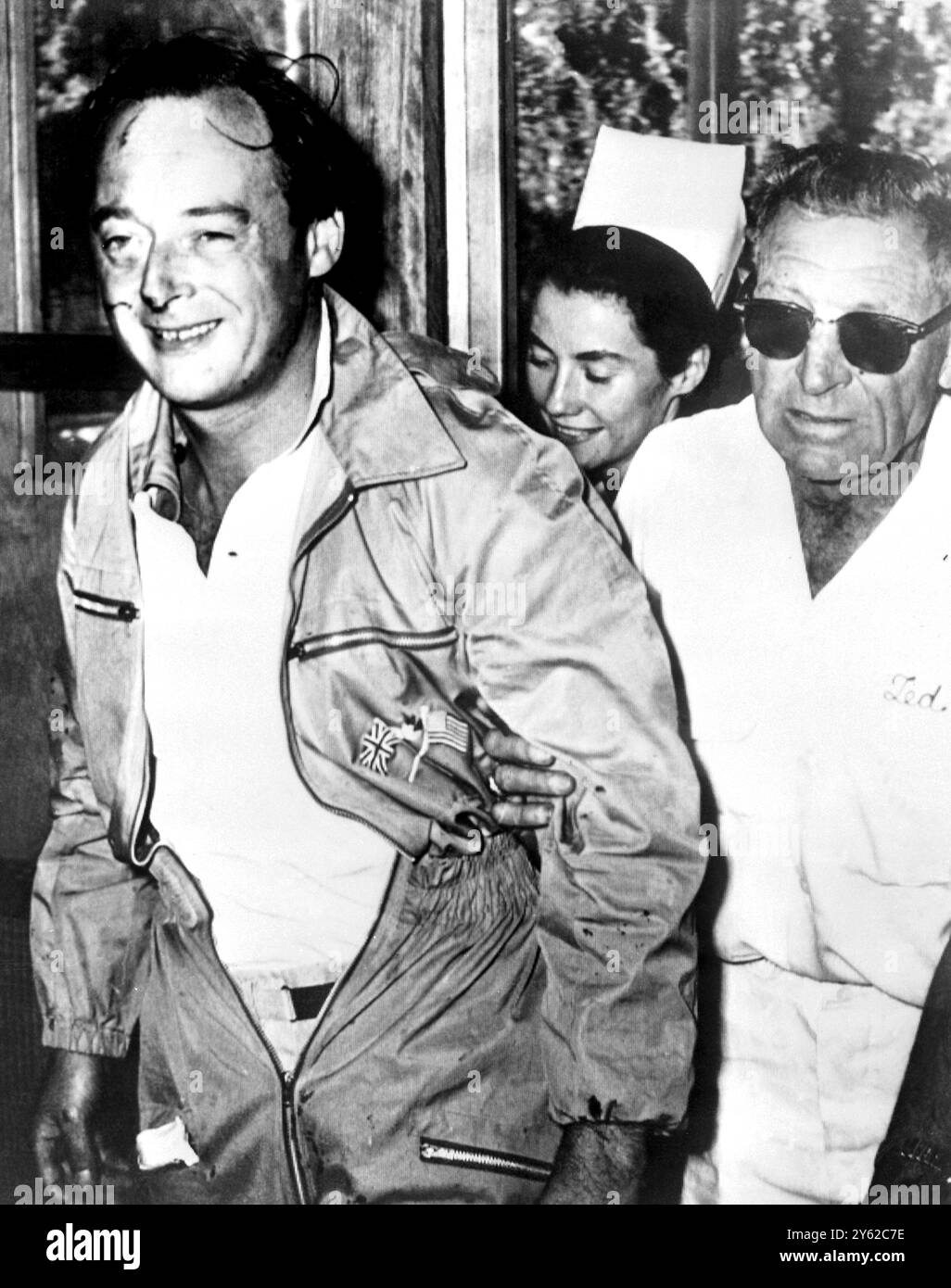 Tooele, Urah ; Donald Campbell, left, his smile as he walked into ...