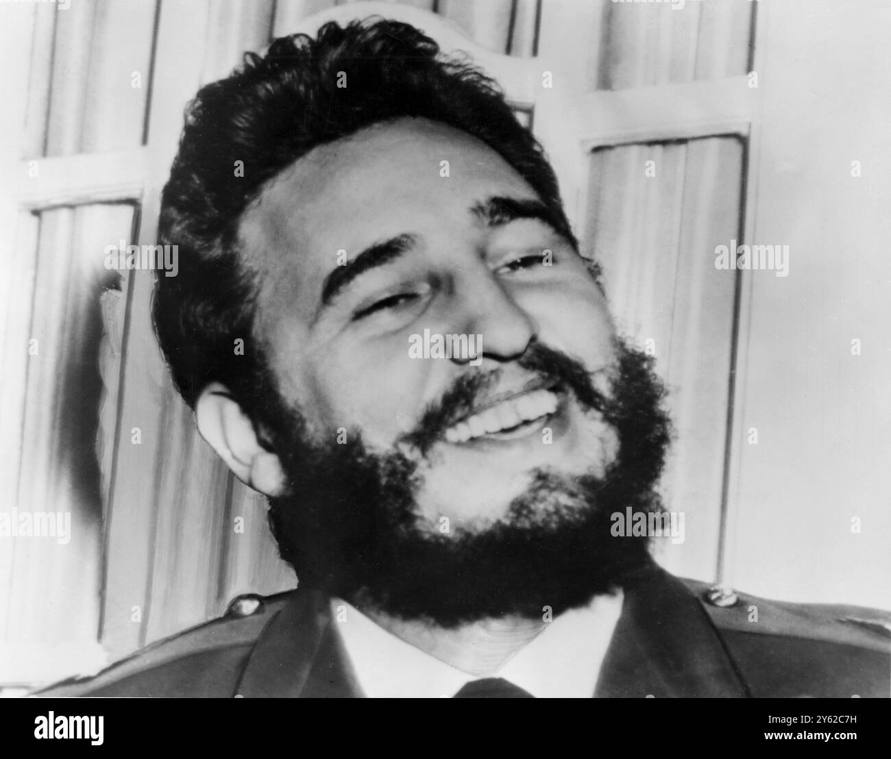 Cuban Prime Minister Fidel Castro sheds his revolutionary campaign ...