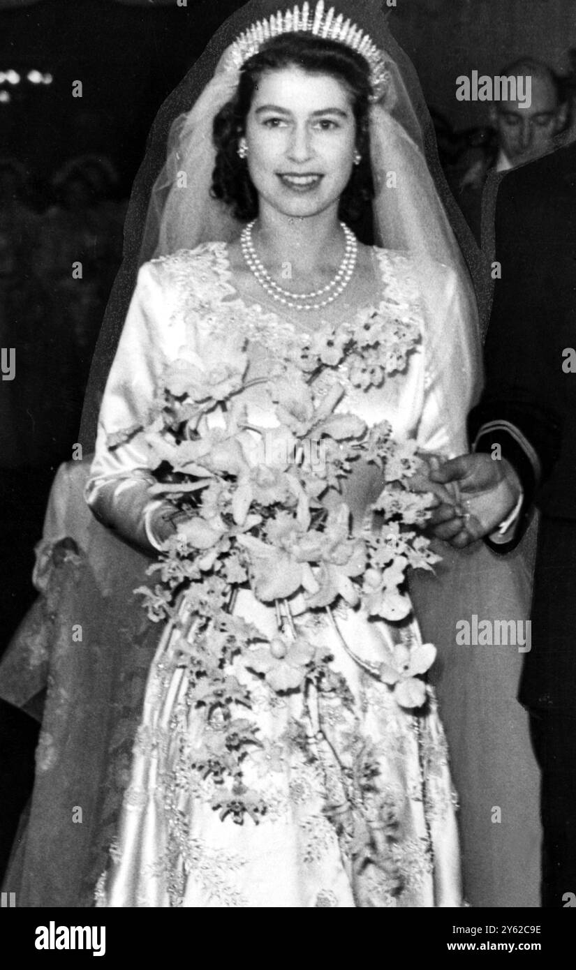 1947 queen elizabeth wedding hi-res stock photography and images - Alamy