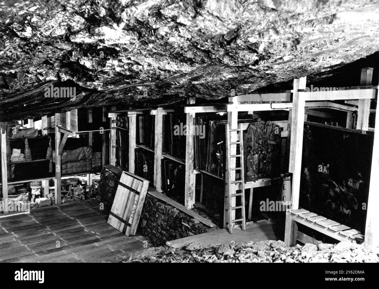 Nazi War Loot in the salt mines of Altaussee , Austria Stock Photo - Alamy