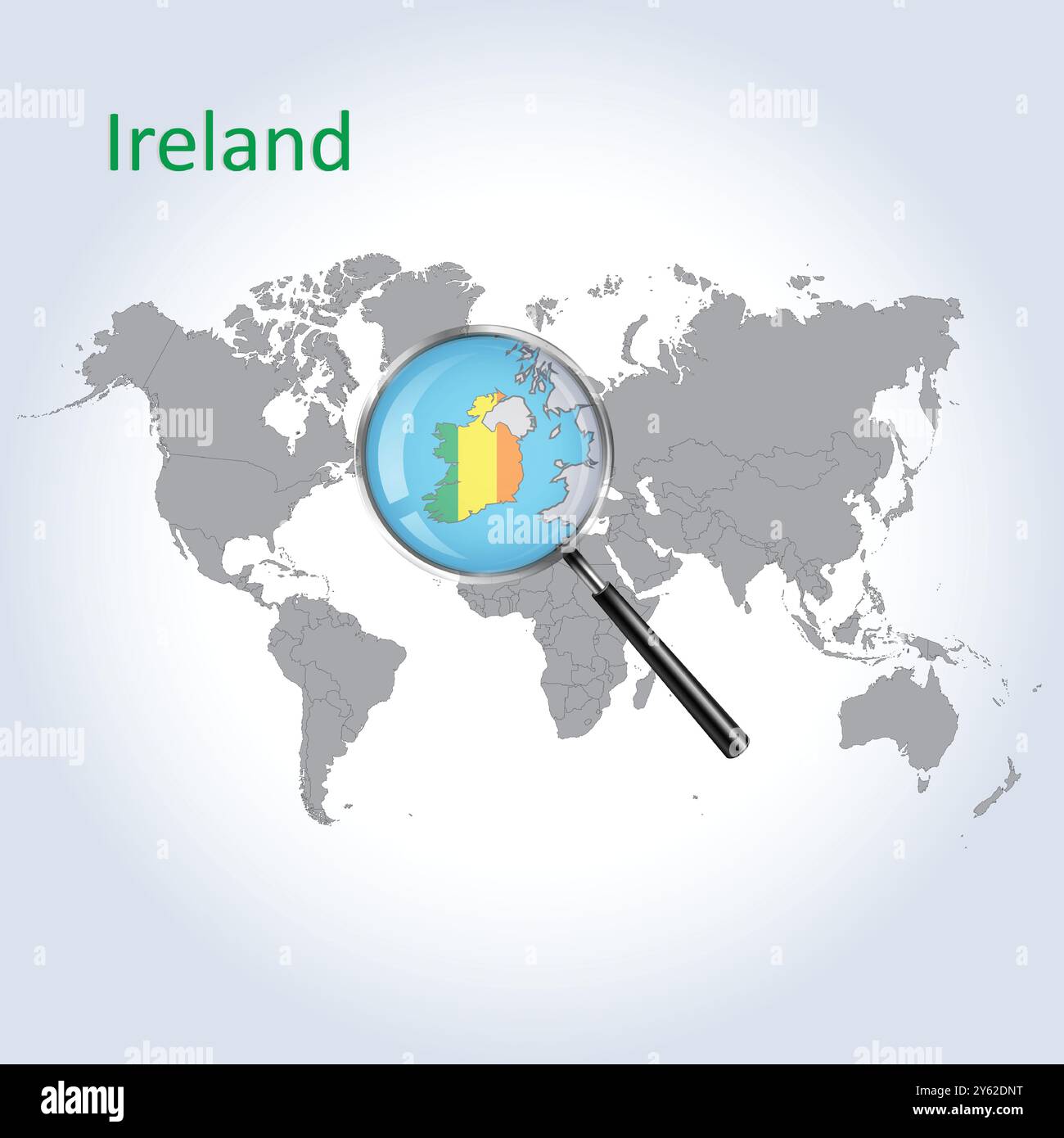 Ireland enlargement maps hi-res stock photography and images - Alamy