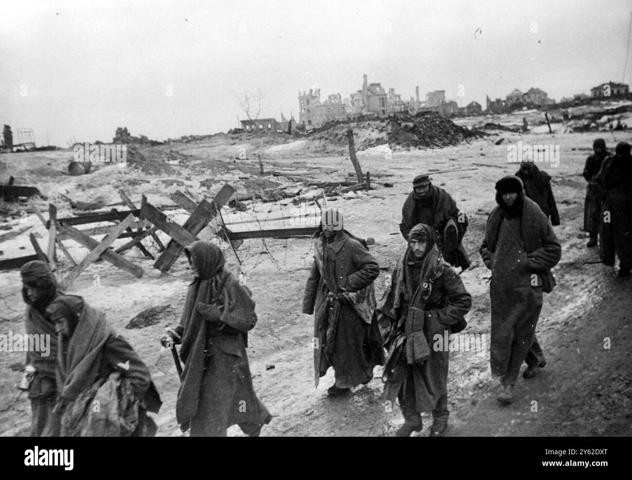 German prisoners who lost in the Battle of Stalingrad in February 1943 ...