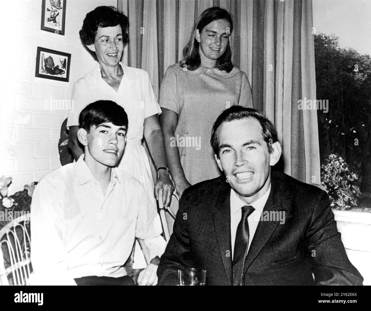 Dr. Christian Barnard with his wife Louwki (Louwtjie) and their ...