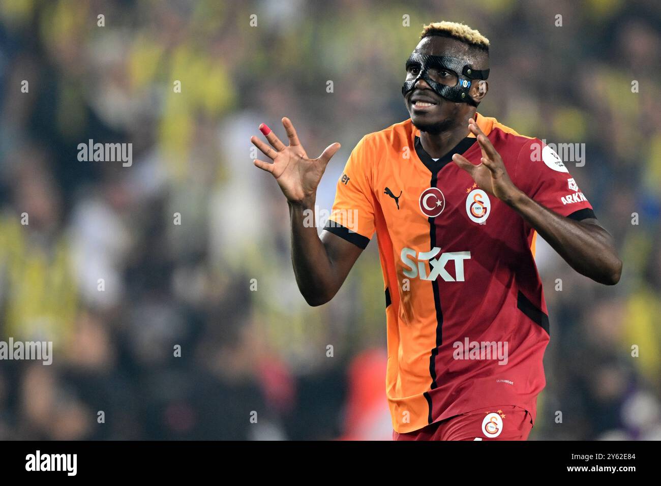ISTANBUL - Victor Osimhen of Galatasaray SK during the Turkish Superlig ...