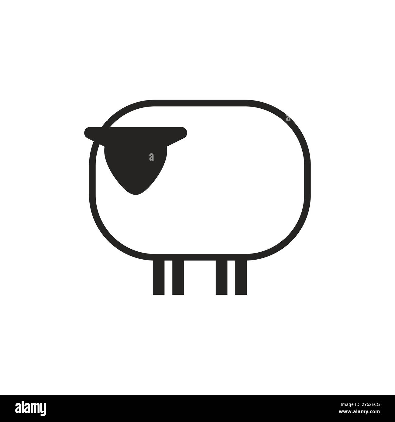 Sheep icon sign. Sheeps symbol isolated Stock Vector Image & Art - Alamy