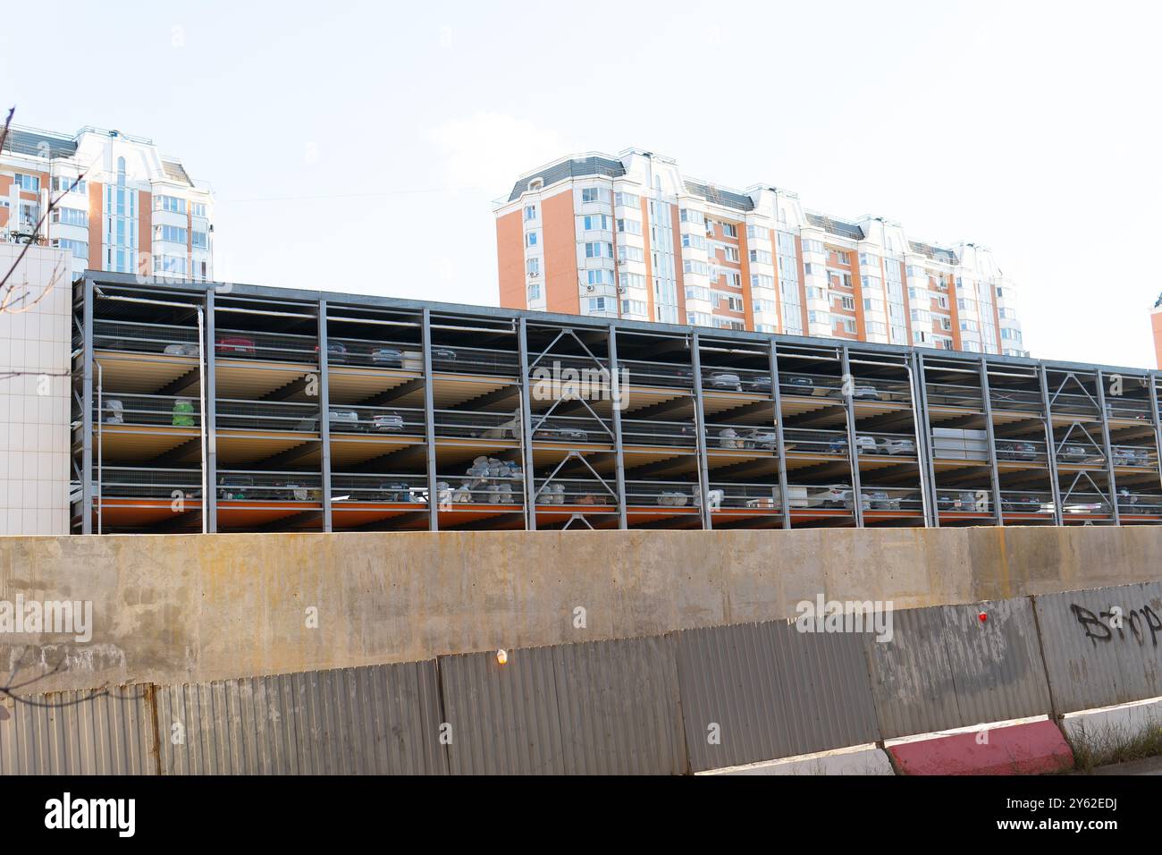 background park white parkade garage postmodern architecture modern ...