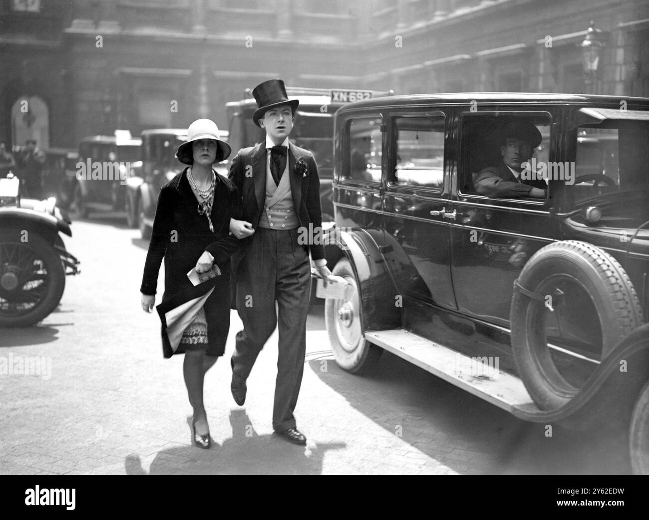 Private View Day at Royal Academy Miss Nancy and Mr Cecil Beaton 4 May ...