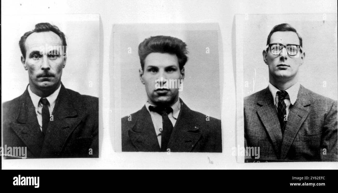 The Great Train Robbers 1963. From left to right, James White, Charles ...