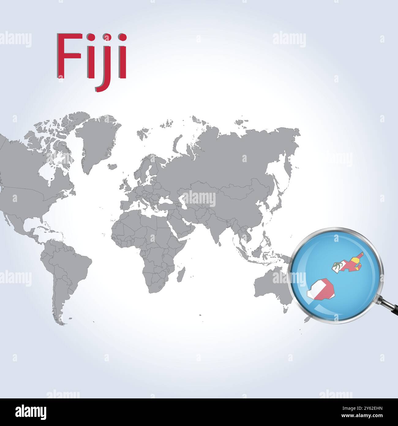 Map of fiji islands hi-res stock photography and images - Alamy