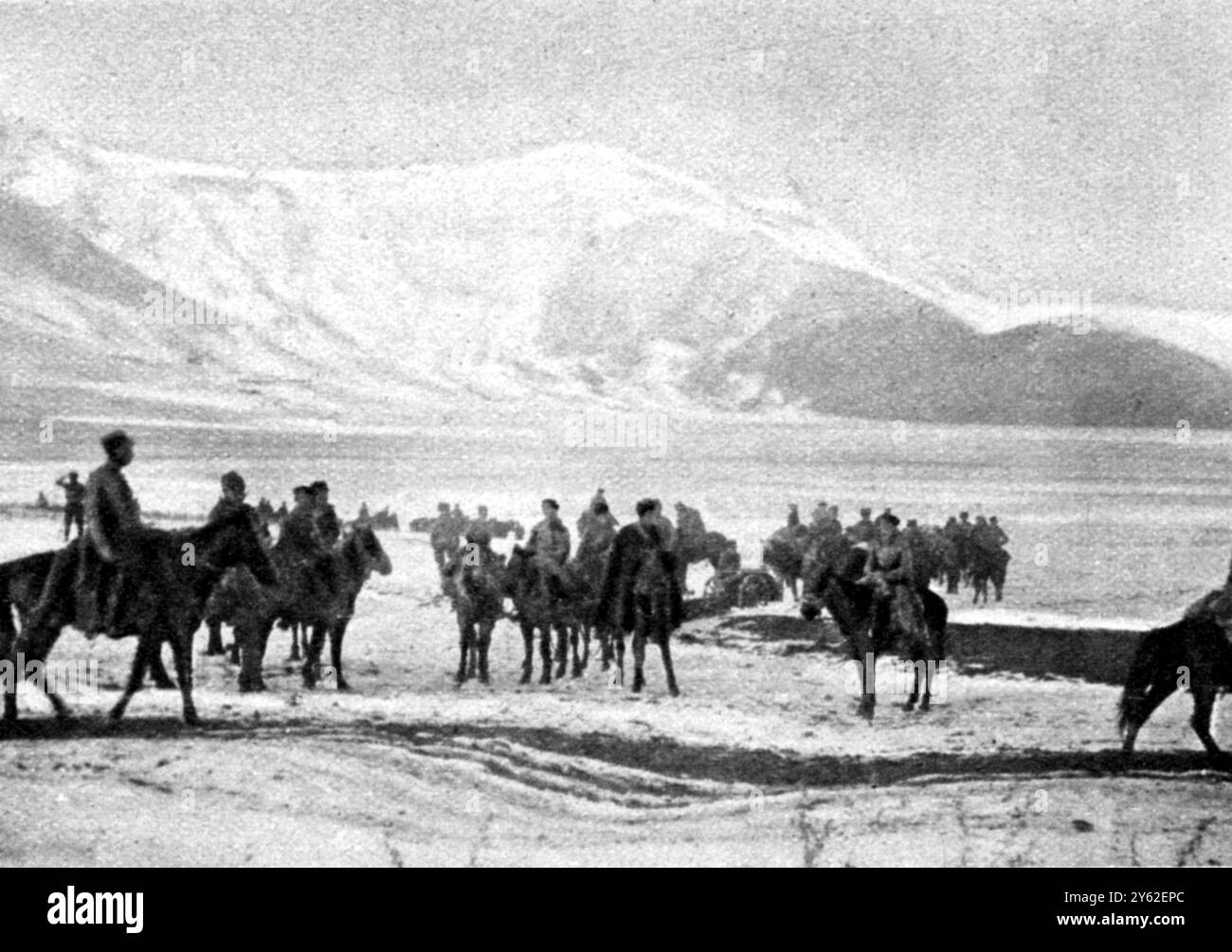 The Russian Advance Across Armenia A Mountain March One of the cavalry ...