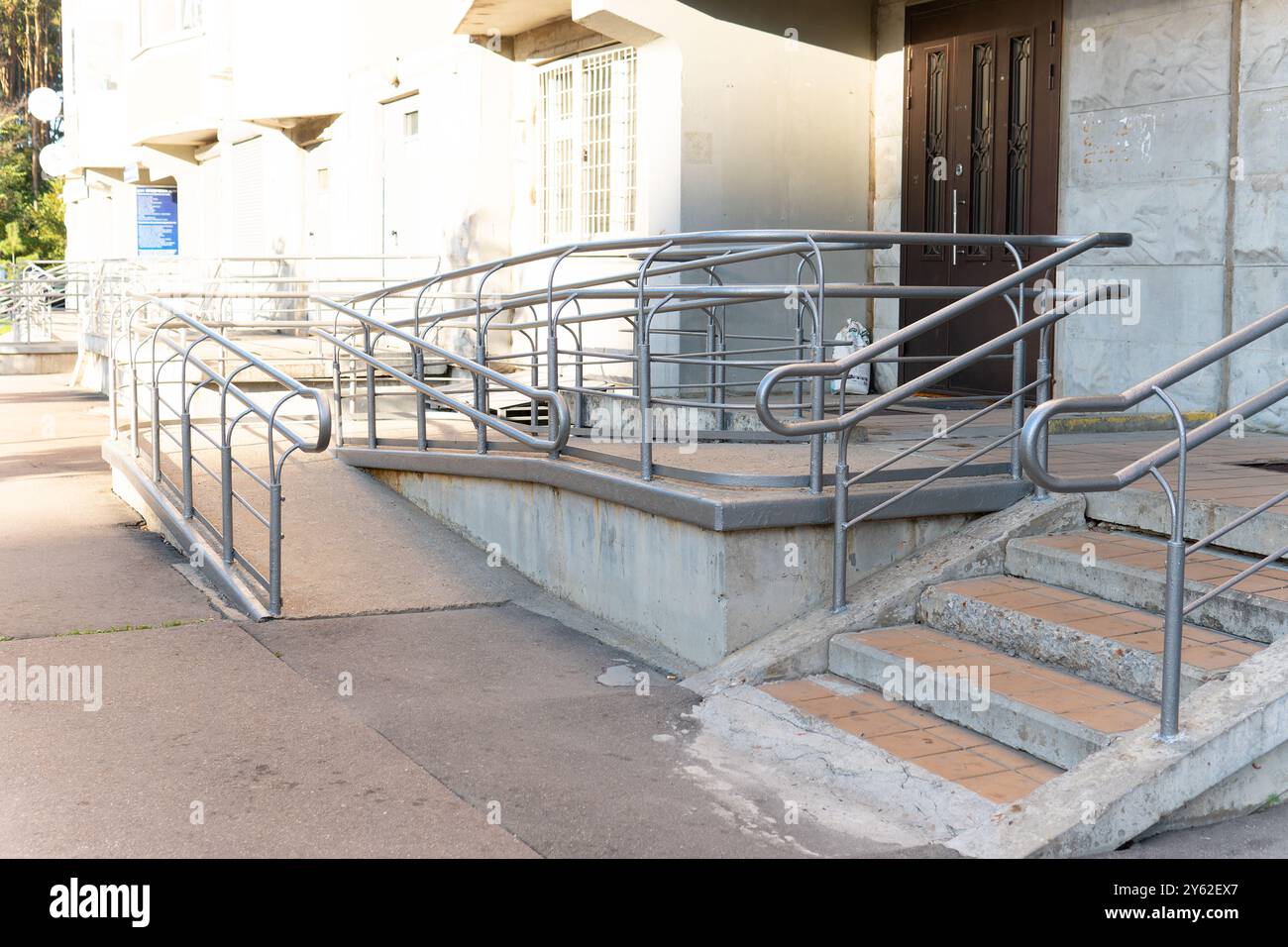 entrance access architecture ramp outdoor disabled wheelchair care ...