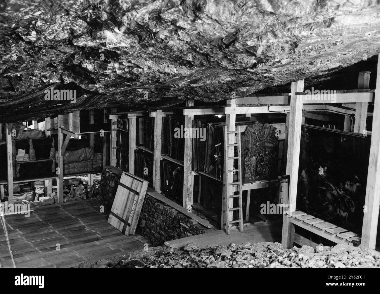Nazi War Loot in the salt mines of Altaussee , Austria Stock Photo - Alamy
