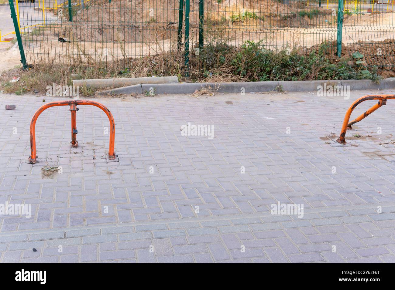 protection control urban parking lot zone block traffic security access ...