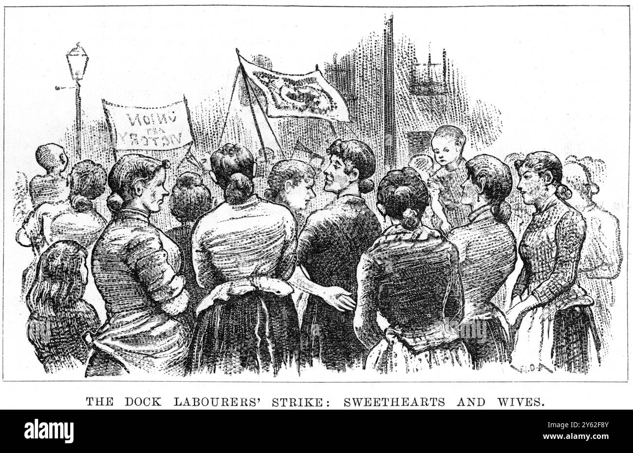 The Illustrated London News 7 September 1889 The dock labourers' strike ...